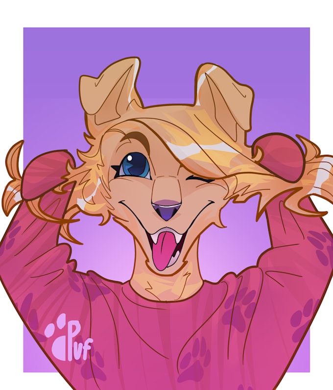 Make your oc furry by Pufyarts | Fiverr