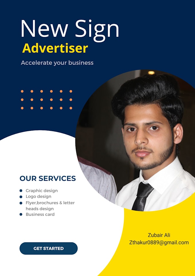 Create professional and unique flyer by Zubairthakur | Fiverr