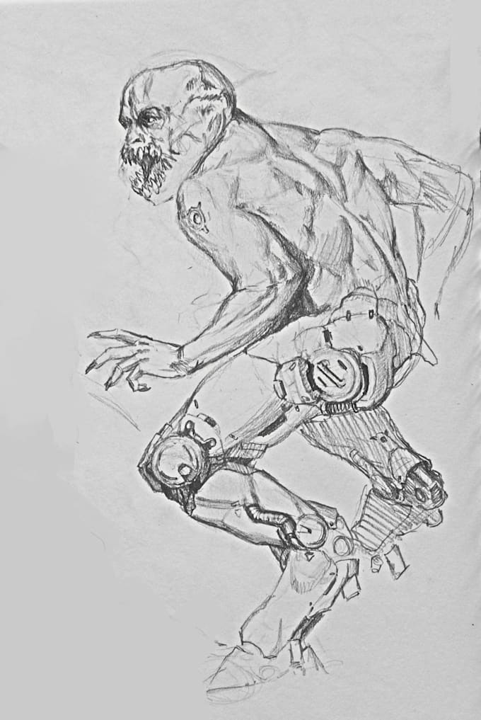 Draw an original fantasy, dnd or rpg character a4 by Dfargecamille | Fiverr