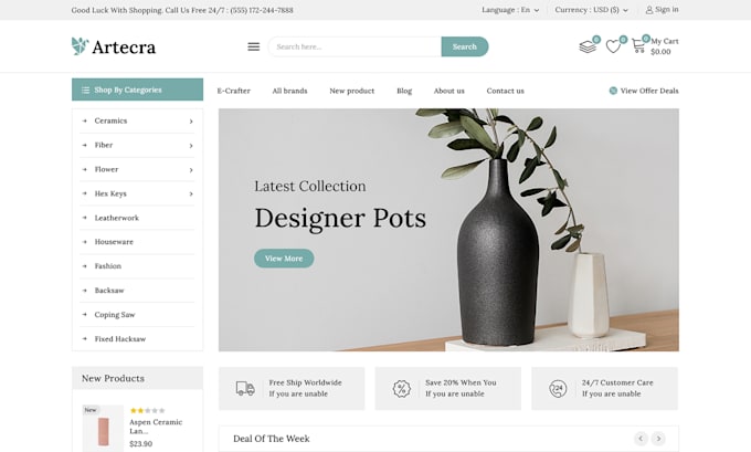 Create Prestashop Custom Theme As Per Your Requirement By Coderplace Fiverr