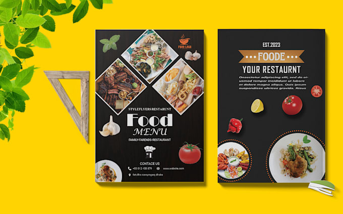 Design digital manu restaurant manu food manu price list by ...