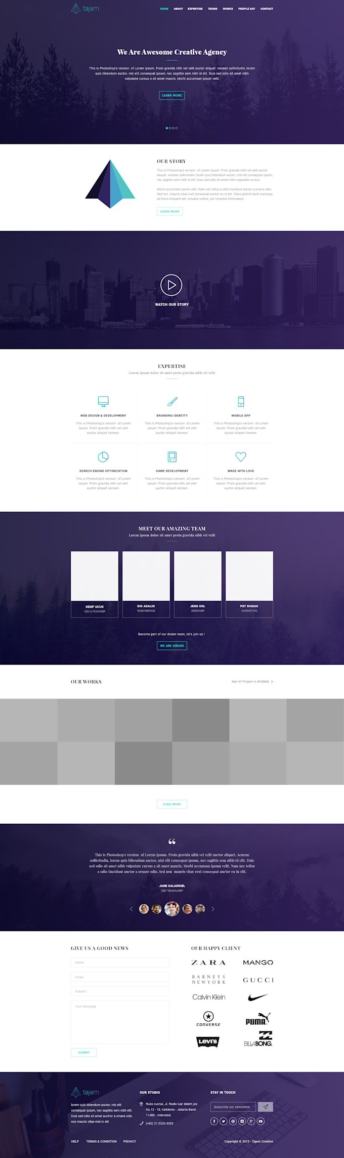 Design, redesign responsive html css landing page by Rameezqazi23 | Fiverr