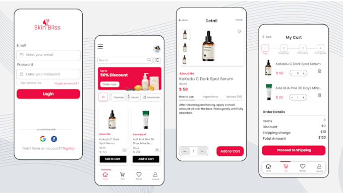 Provide modern and user friendly ui ux design for mobile app by Ny_uiux_design | Fiverr