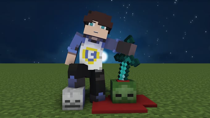 Lets make a minecraft picture by Clement__design | Fiverr