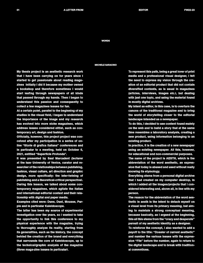 Design a super editorial project by Michele_saracin | Fiverr