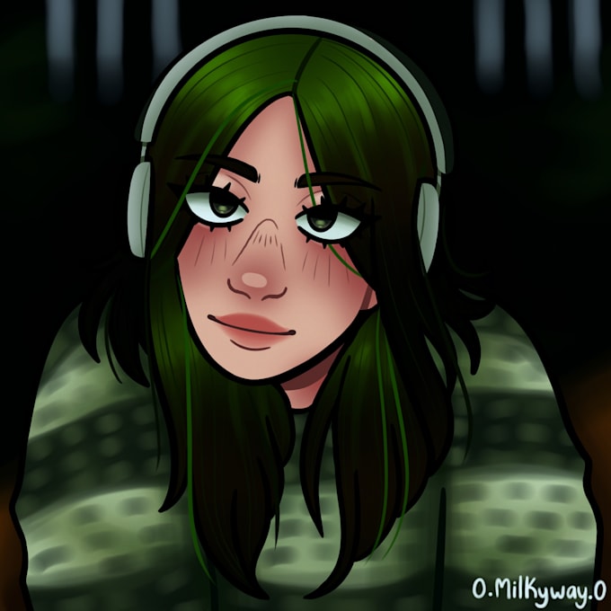 Draw for you, portraits, characters, etc by Milkyywayy | Fiverr