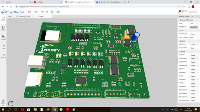 Do pcb design pcb layout and circuit schematics by Mahmad759 | Fiverr