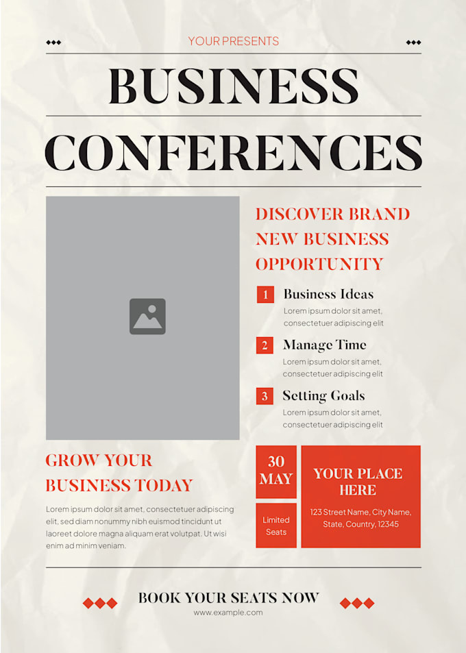 Design a one page flyer by Ayoubelghit | Fiverr