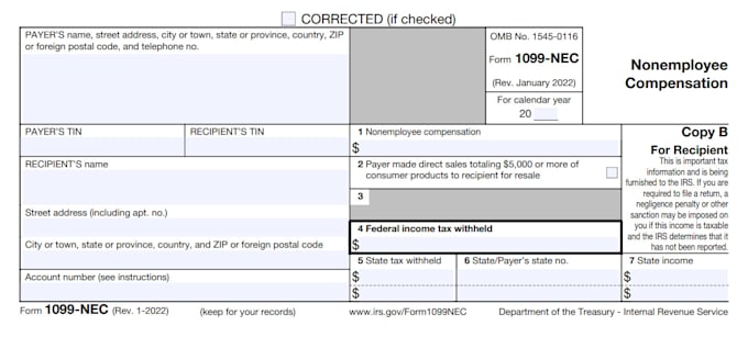 Create and file form w2, 1099nec, or 1099misc by Mariorivera06 | Fiverr