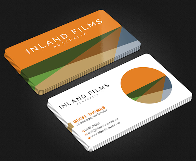 Make unique film and tv production company business card by Ethelhane ...