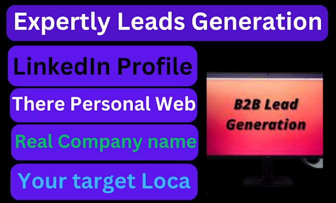 Real industry verified leads generation and personal email by Moonir34 | Fiverr