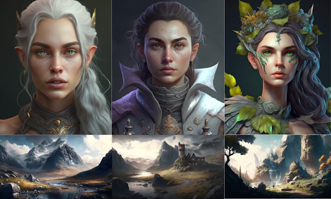 Make character or location art for your dnd world fast by Prince_arts ...