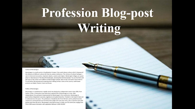 Do your professional blog post by Rasab_10 | Fiverr
