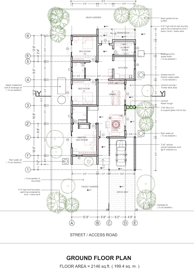 Do draw architectural plan by Alidogan394 | Fiverr