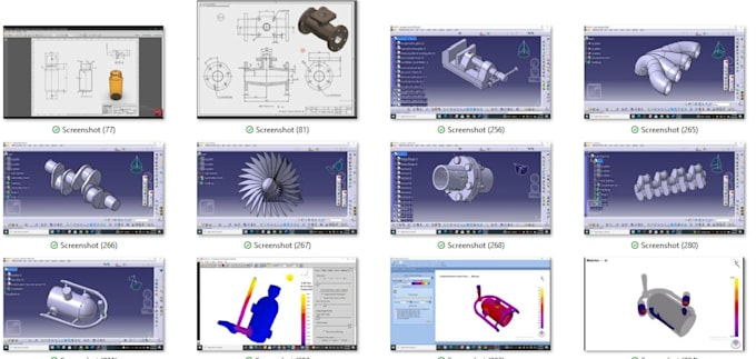 Made 3d 2d engineering design 3d automobile parts drafting etc using ...
