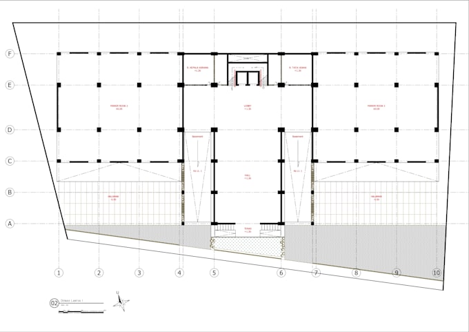 Draw architectural drawing with autocad by Narendrawijaya | Fiverr