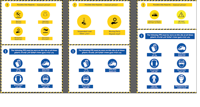 Design the required hse signs and posters for your business by Amrsohil ...