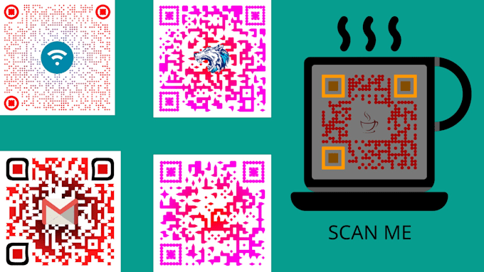 Create a custom qr code less than 30 minutes by Souhailmerjane | Fiverr