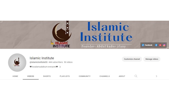 Create, setup, design and optimize your youtube by Abdul_kader_jil | Fiverr