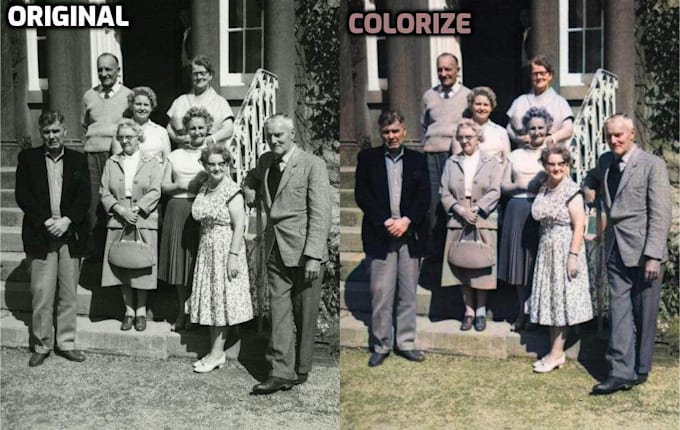 Perfectly restore and colorize old images by Shahzadali951 | Fiverr