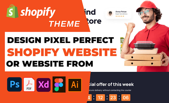 Design shopify store or convert psd xd ai or figma to shopify website by Ezcommerce | Fiverr