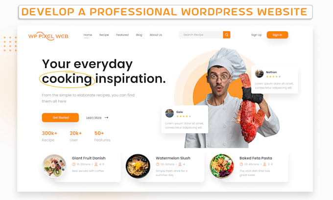 Design and develop a fully responsive wordpress website by elementor pro by Wppixelweb | Fiverr