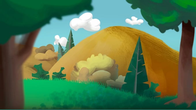 Draw a character background illustration and fanart for your request by ...