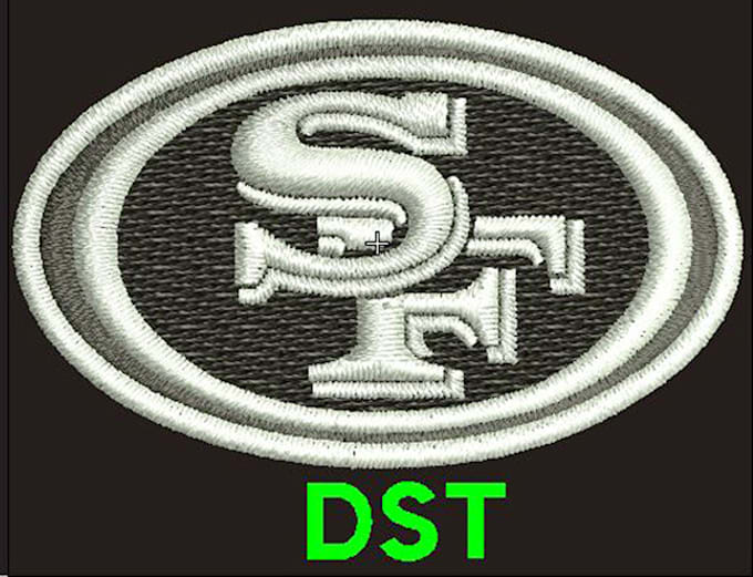 Image convert to embroidery digitizing logo into dst in time by ...