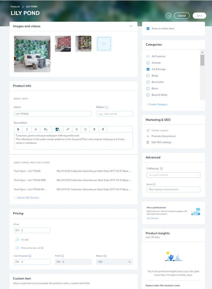 Add or upload products to your any e commerce shop with the details you ...