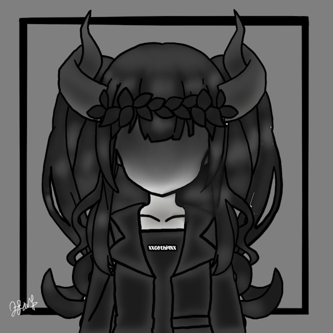 Draw your roblox avatar in anime style by Titi14_t | Fiverr