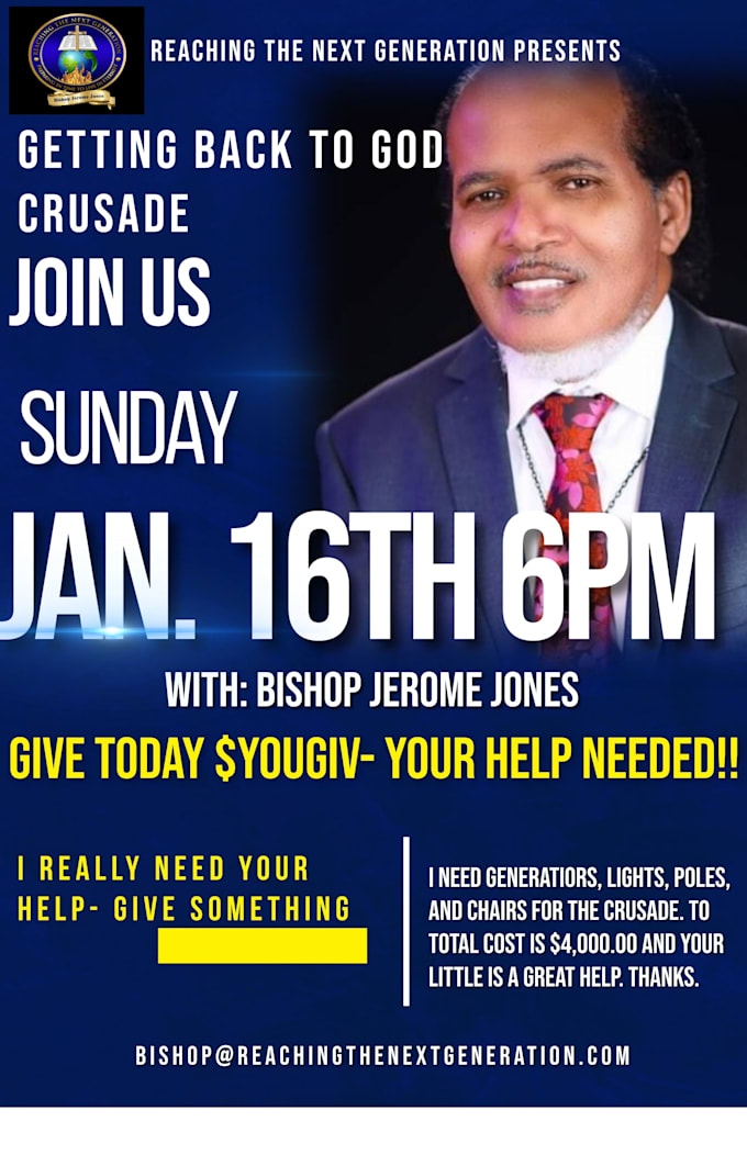 Create stunning flyers and thumbnails by Bishopjjones | Fiverr