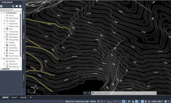Draw contours, topography map, dem from google earth to autocad and or civil 3d by Saqib699 | Fiverr