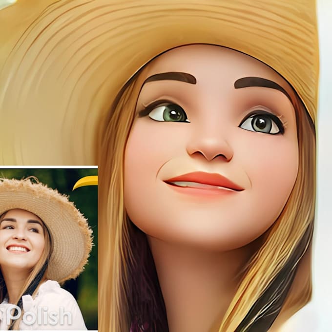 Remove the background and make a cartoon photo by Talhasahin00 | Fiverr