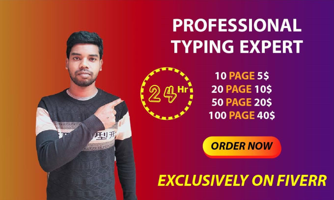 Do fast and accurate data entry copy paste web research typing lead ...