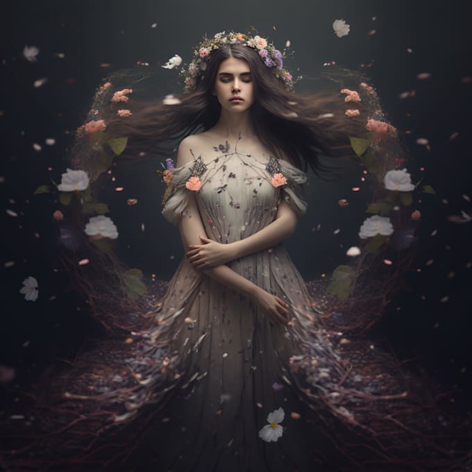 Create original ai generated character design,digital art by ...