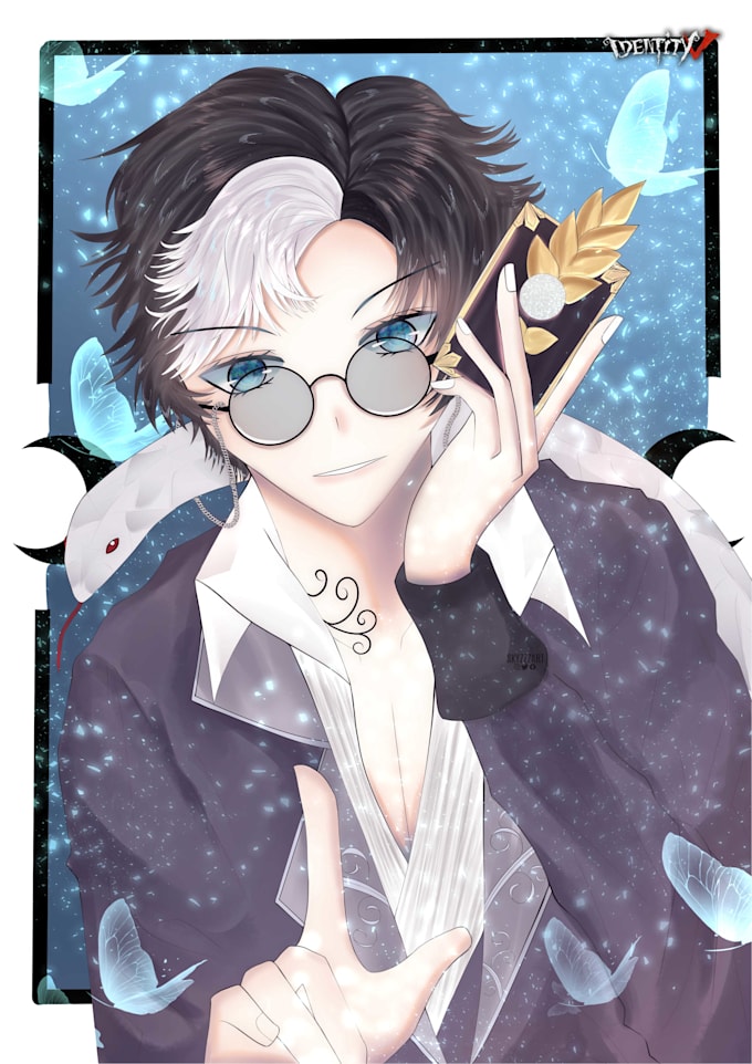 Draw your characters in anime style digital art commission by Skyzzzart ...