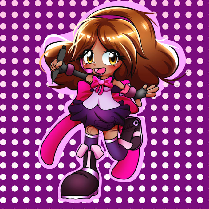 Draw anime cute chibi style by Jeka07 | Fiverr