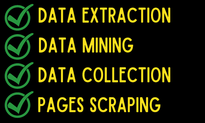 Do web scraping,data extraction,data mining,data collection and data ...