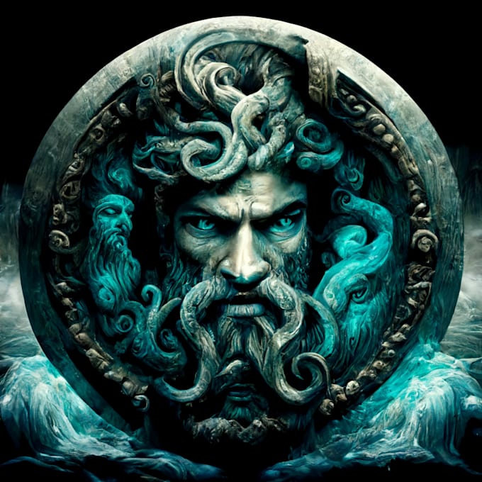 Turn mythology and legends into artworks by Poseidons_art | Fiverr