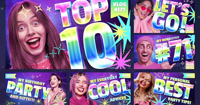 Design a high quality thumbnail for ur channel by Hichambelazri | Fiverr