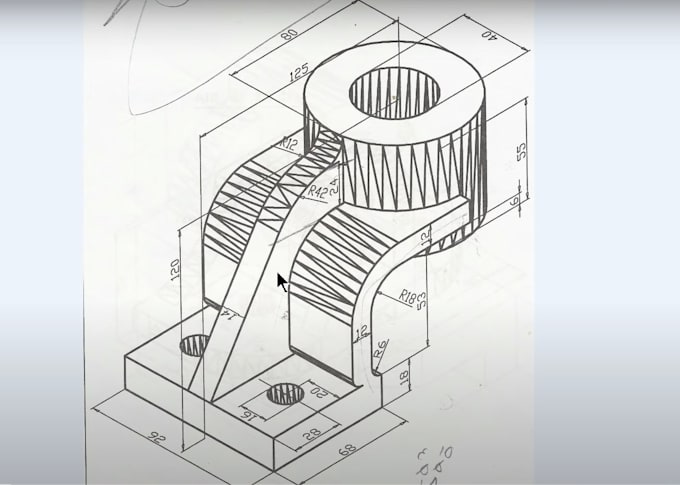 Create 2d engineering drawings and mechanical drawings by Newksyp | Fiverr