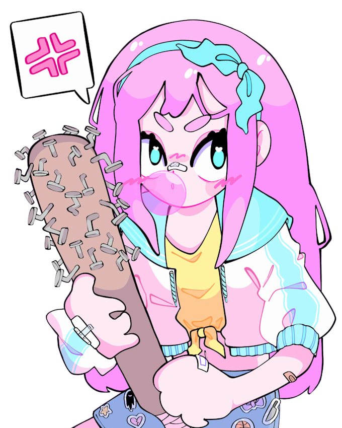 Do a half body drawing by Krowona | Fiverr