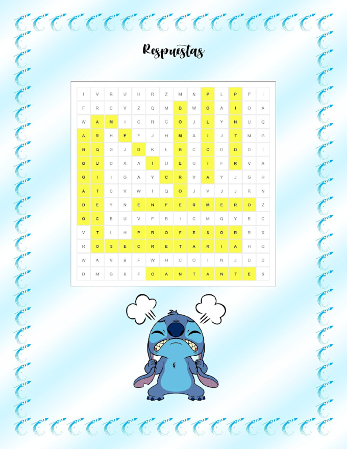 Create your custom word search puzzles by Madeleinnenarva | Fiverr