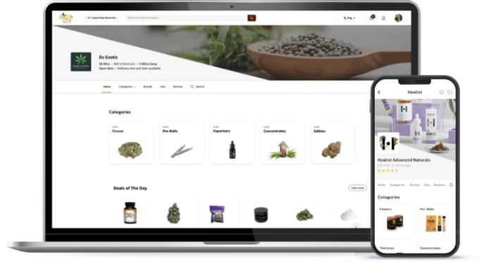 Develop marijuana delivery app, alcohol delivery app, weed delivery ...