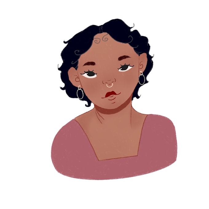 Draw cute digitally handmade illustrations by Marjoryvall | Fiverr