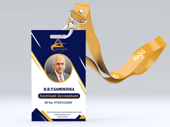 Create professional corporate identity modern employee card design by ...