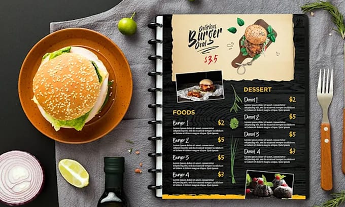 Make food menu, restaurant menu or digital menu design by Umersolution ...