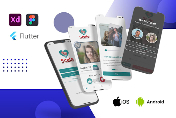 Do custom ai mobile app development with flutter react native figma android ios by Sardar_salman ...