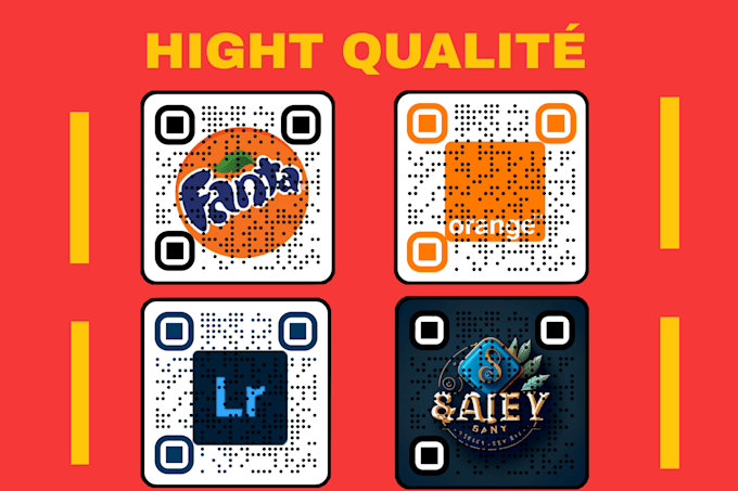 Create a professional qr code with your logo by Hawk44 | Fiverr