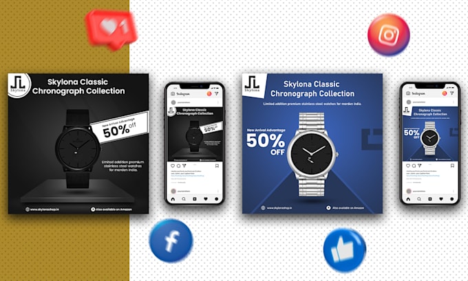 Create modern eye catchy social media post within 6 hours by ...